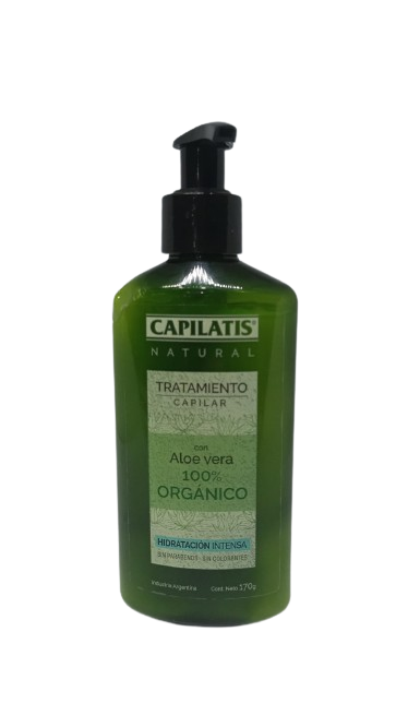 CAPILATIS TRATAMIENTO CAPILAR CON ALOE VERA 100% ORGANICO 170gr - Yasui
