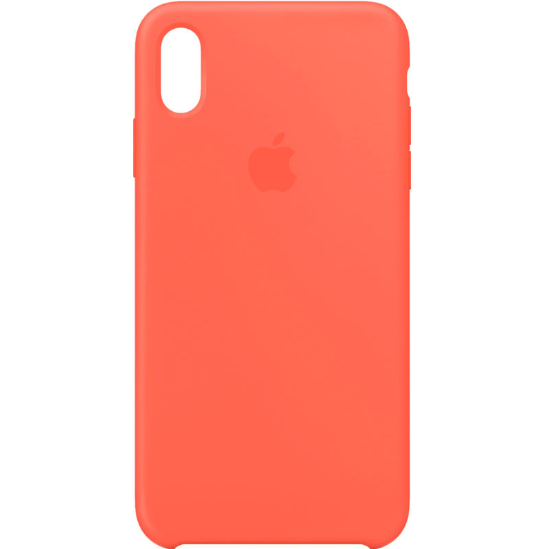 Apple iPhone XS Max Case Silicone, Nectarine MTFF2ZM/A - Yasui